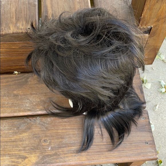 Accessories | Black Wig Natural Shaggy Layers Puff 8s Pure Black Abba ...